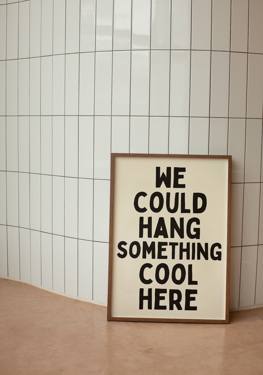 We Could Hang Something Cool Here Art Print - Etsy