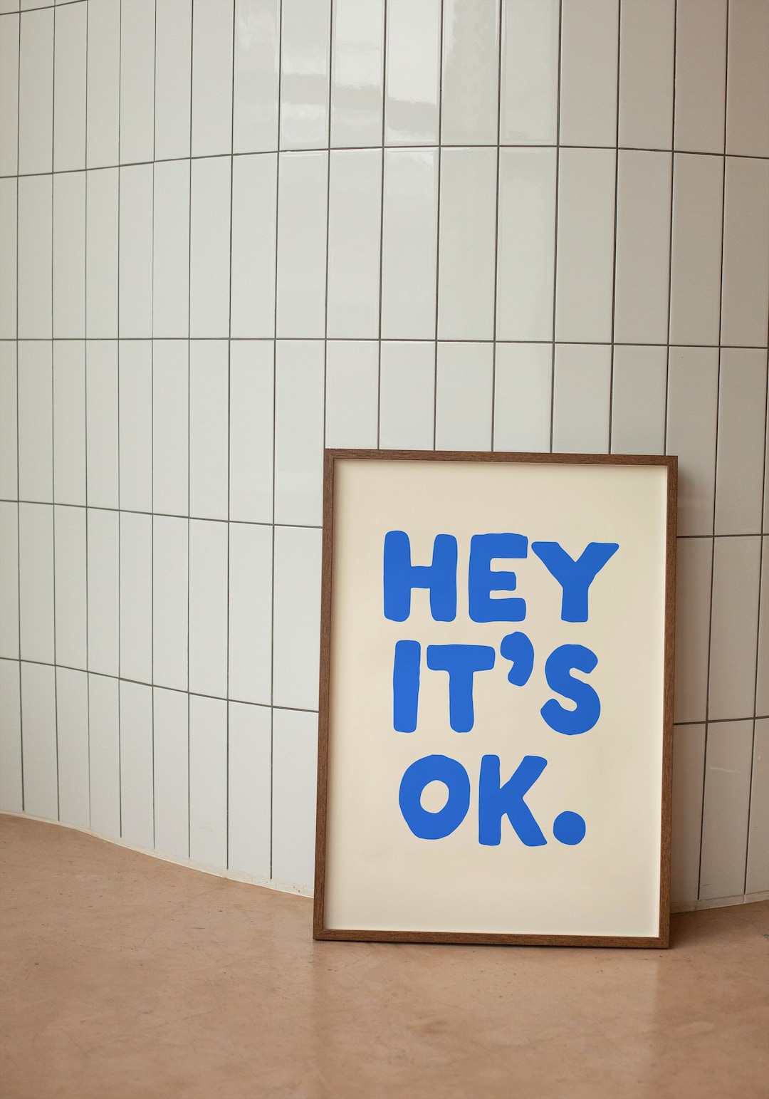 Hey It's Ok Art Print - Etsy