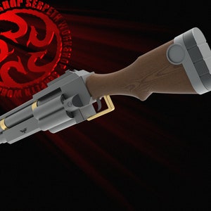 Lucius Pattern Mark 22c Semi-automatic Shotgun Prop Kit/finished - Etsy ...