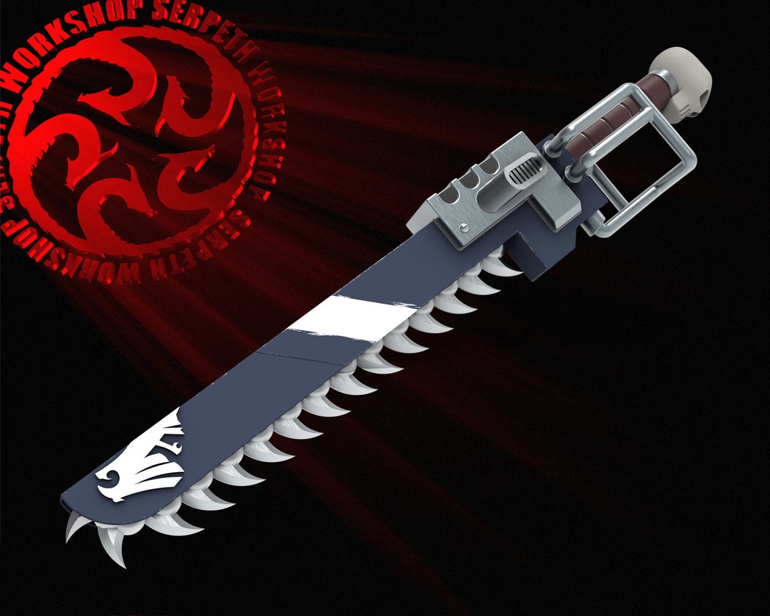 Raven Guard Chainsword 3D Cosplay Prop Kit/finished - Etsy