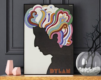 Milton Glaser Bob Dylan Poster - Etsy