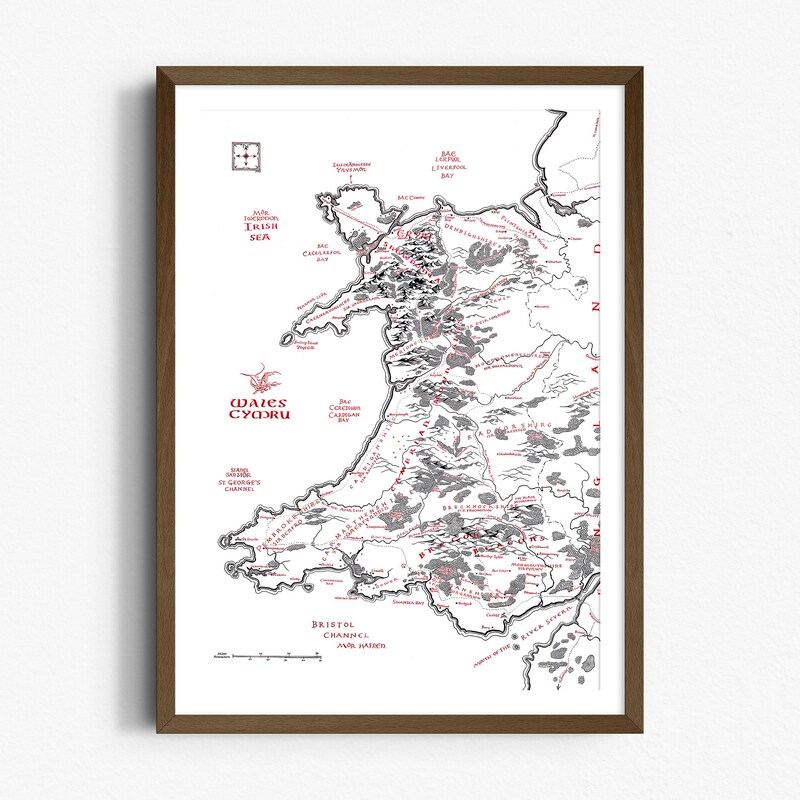 Middle Earth Map - Etsy