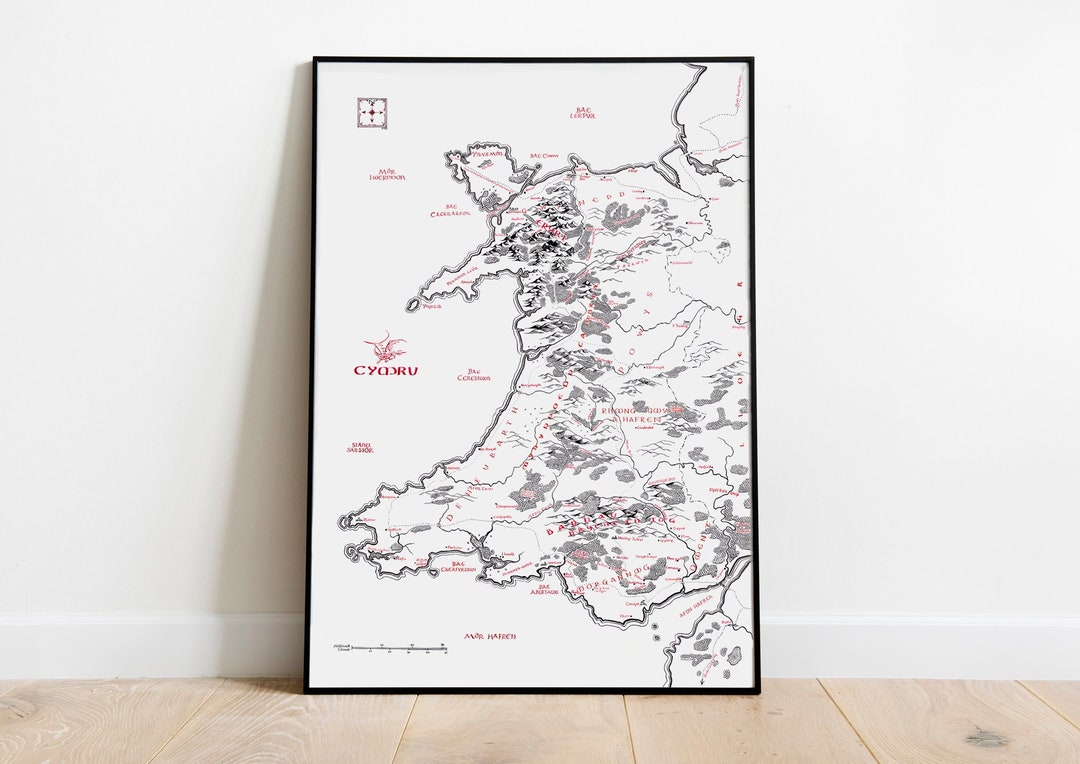 Tolkien's Cymru - Etsy