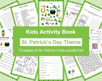 St. Patrick's Day Learning Pack Activity Pack - Etsy