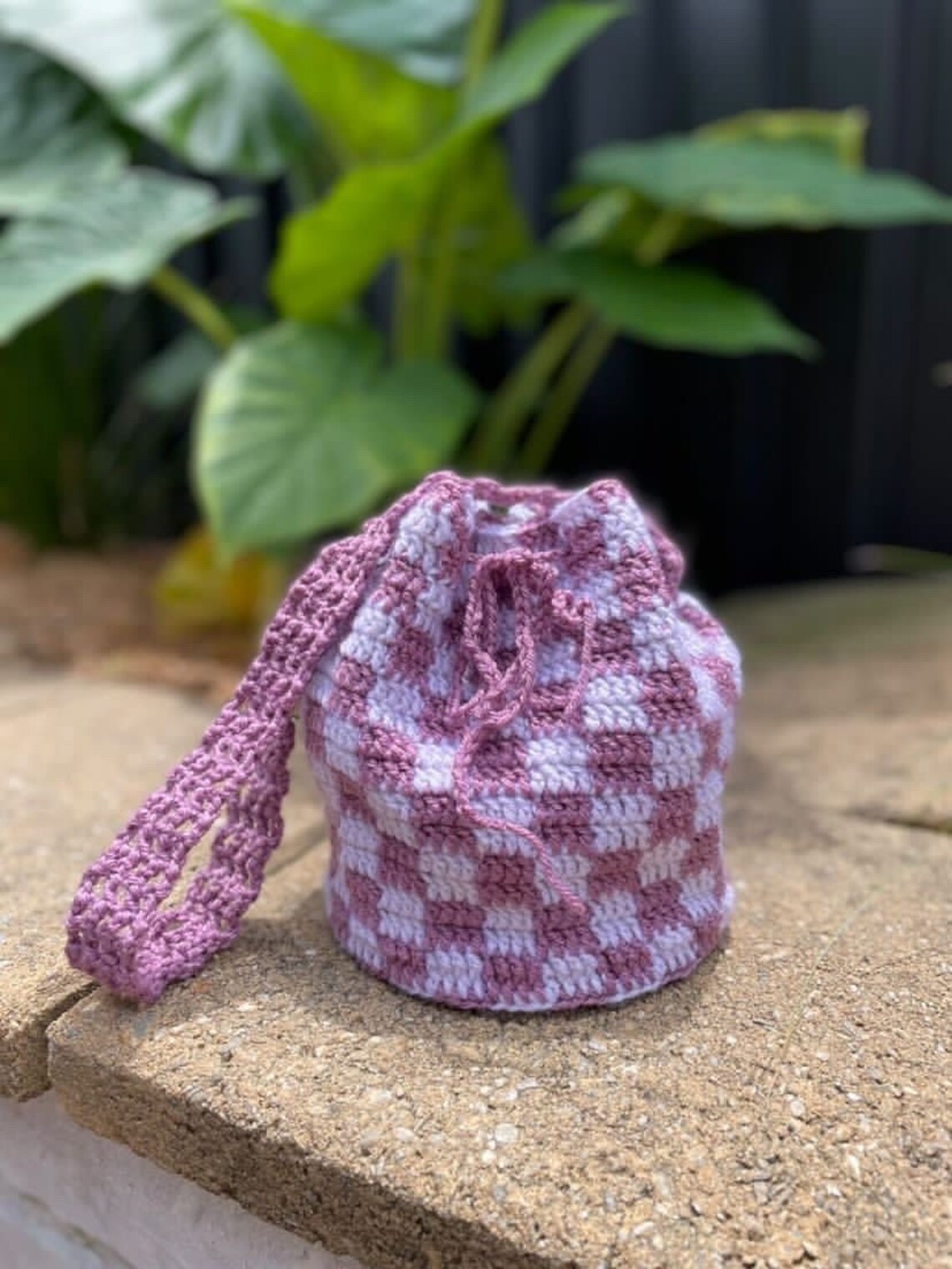 PATTERN - Check Yourself Bucket Bag Crochet PDF - Etsy
