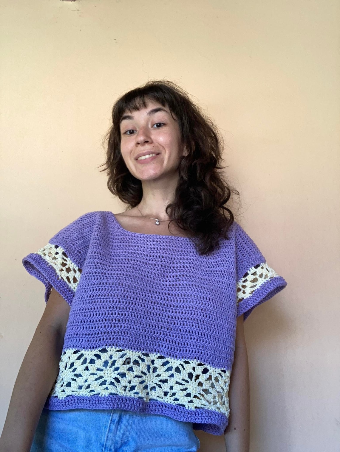 PATTERN - Celosia Tee Crochet Top PDF - Etsy