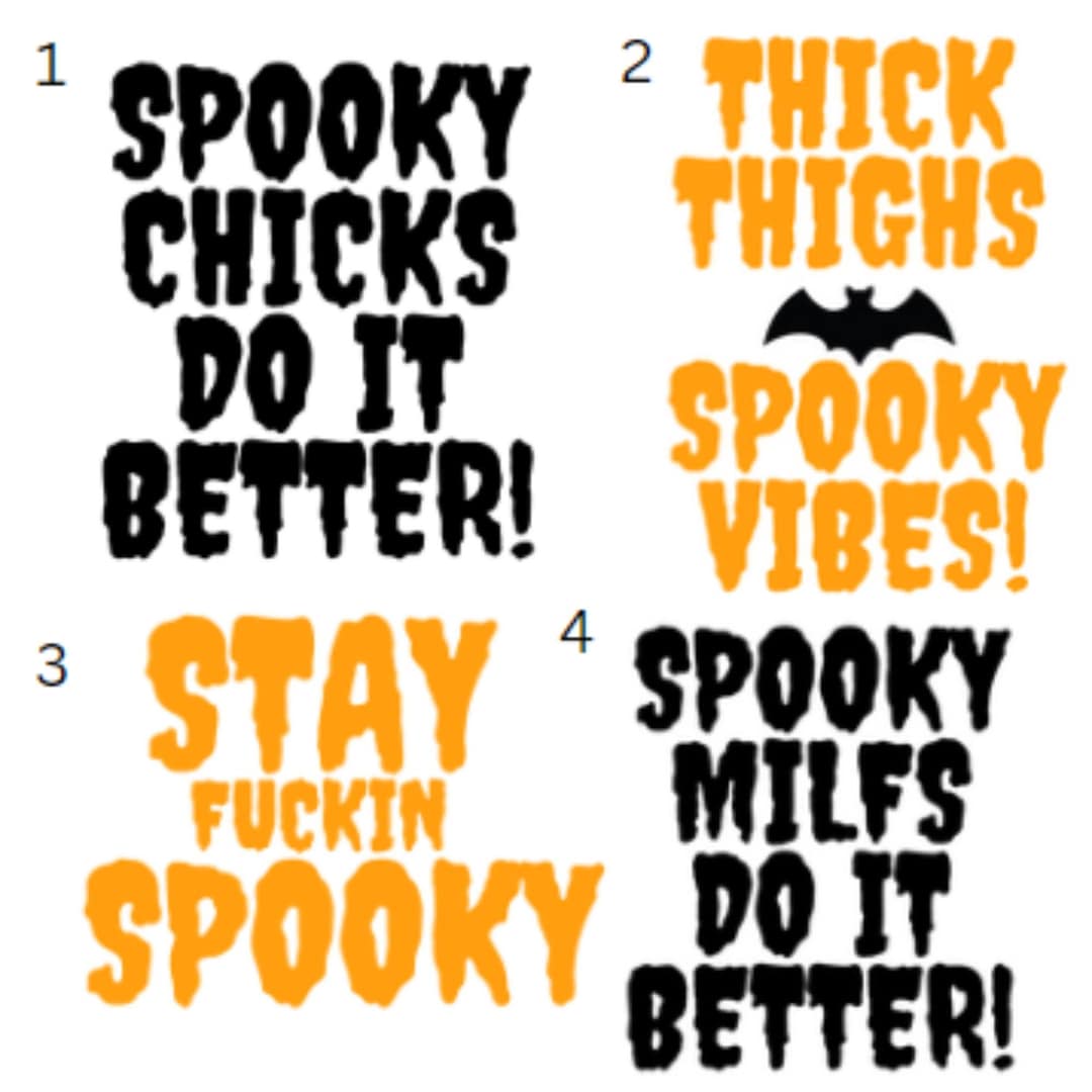 Spooky Decals - Etsy