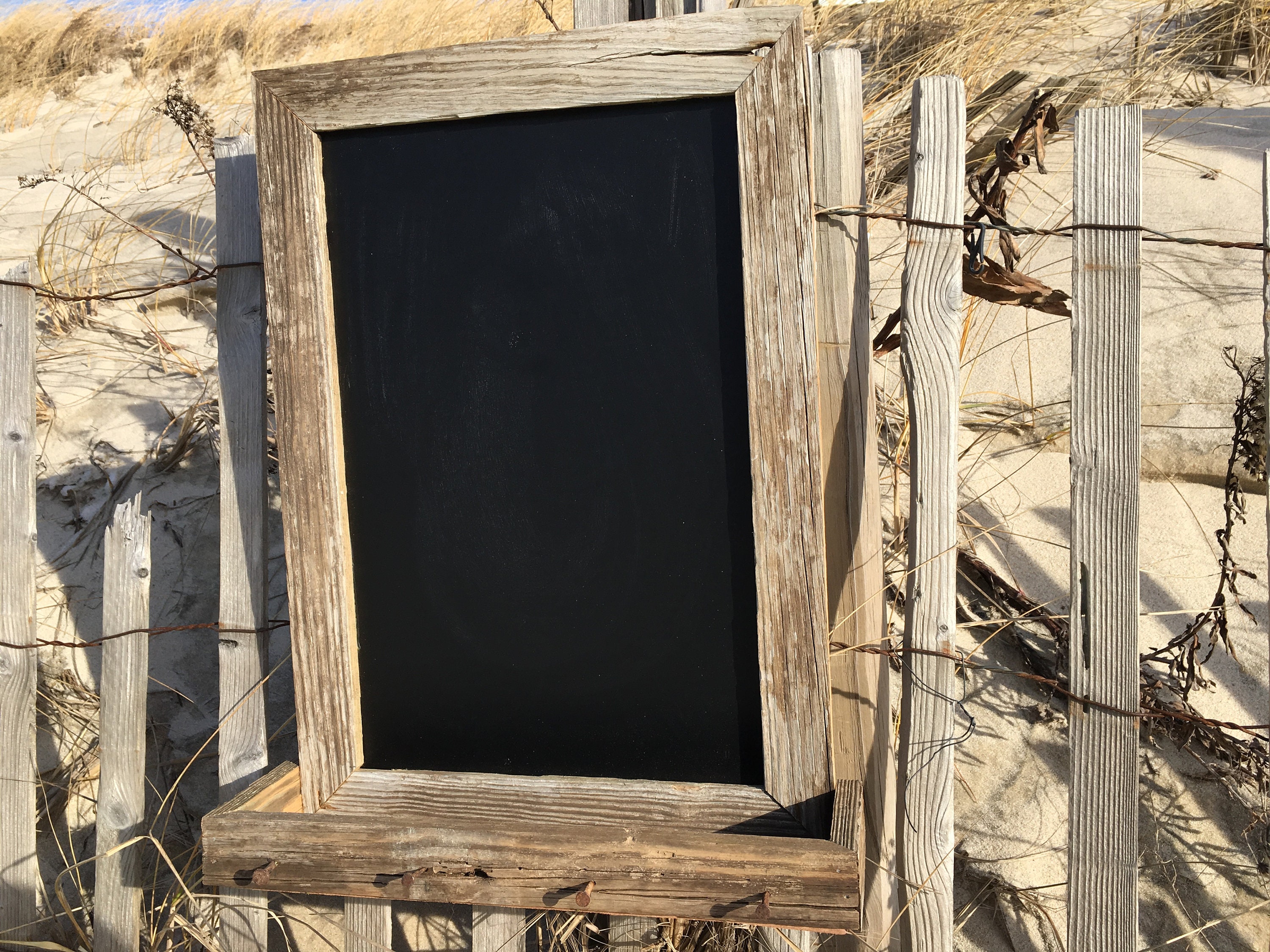 Chalkboard With Shelf and Key Hangers - Etsy