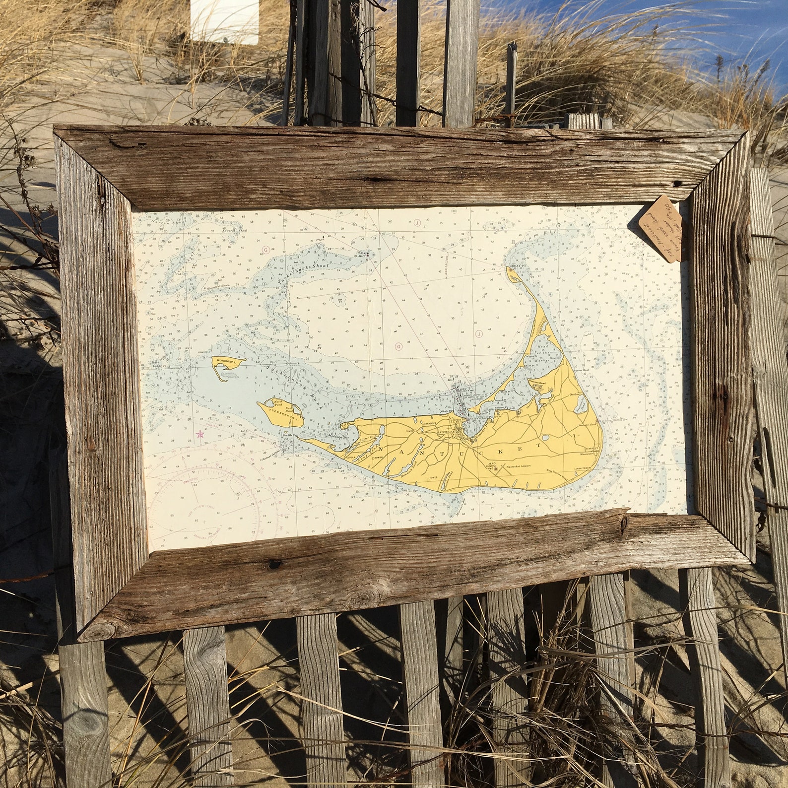 Nantucket Nautical Map - Etsy
