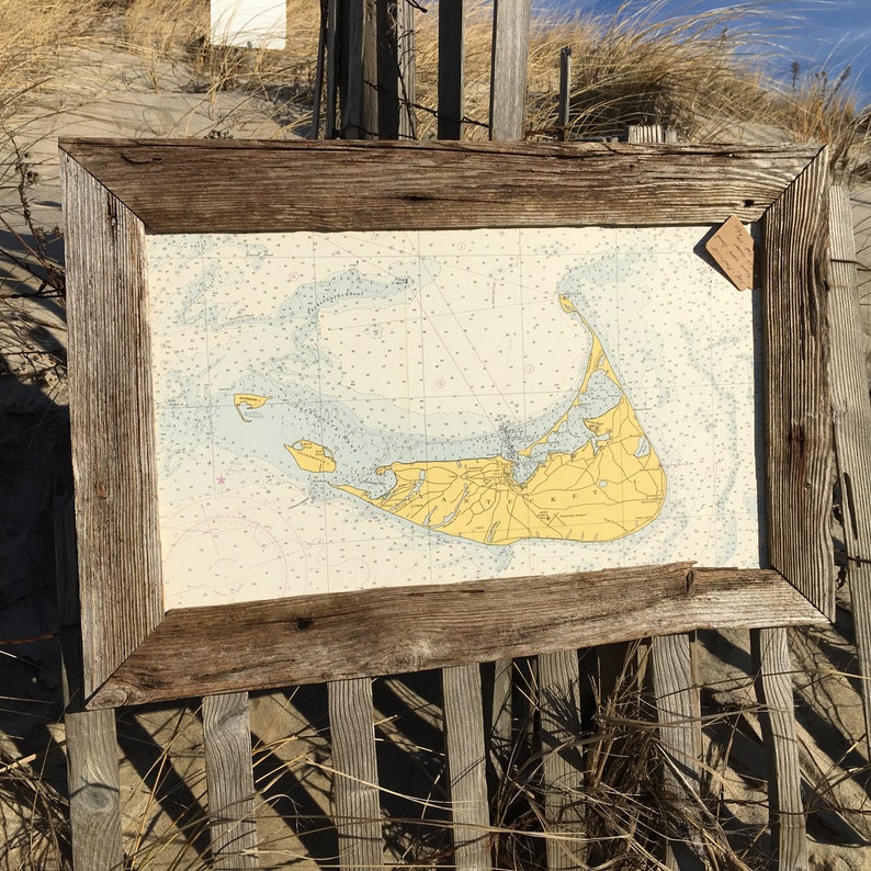 Nantucket Nautical Map - Etsy