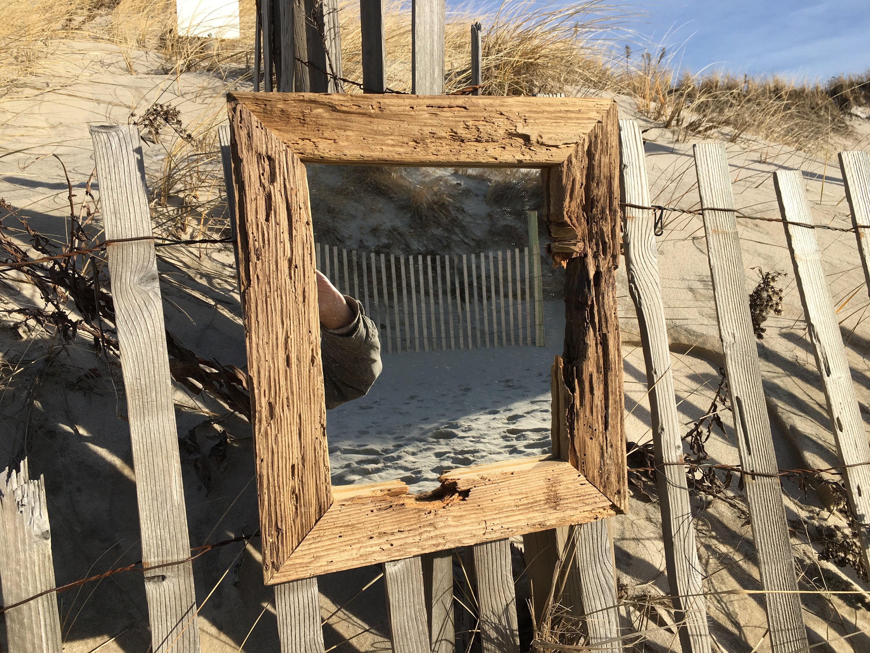 Driftwood Mirrors Hang or Table Top - Etsy