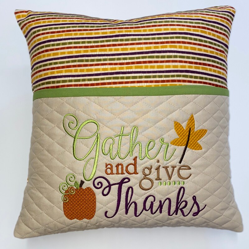 Give Thanks Pillow - Etsy