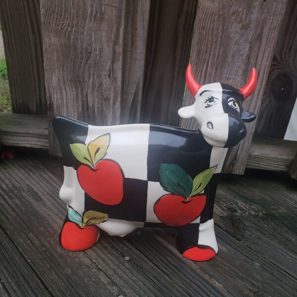 Ceramic Cow - Etsy