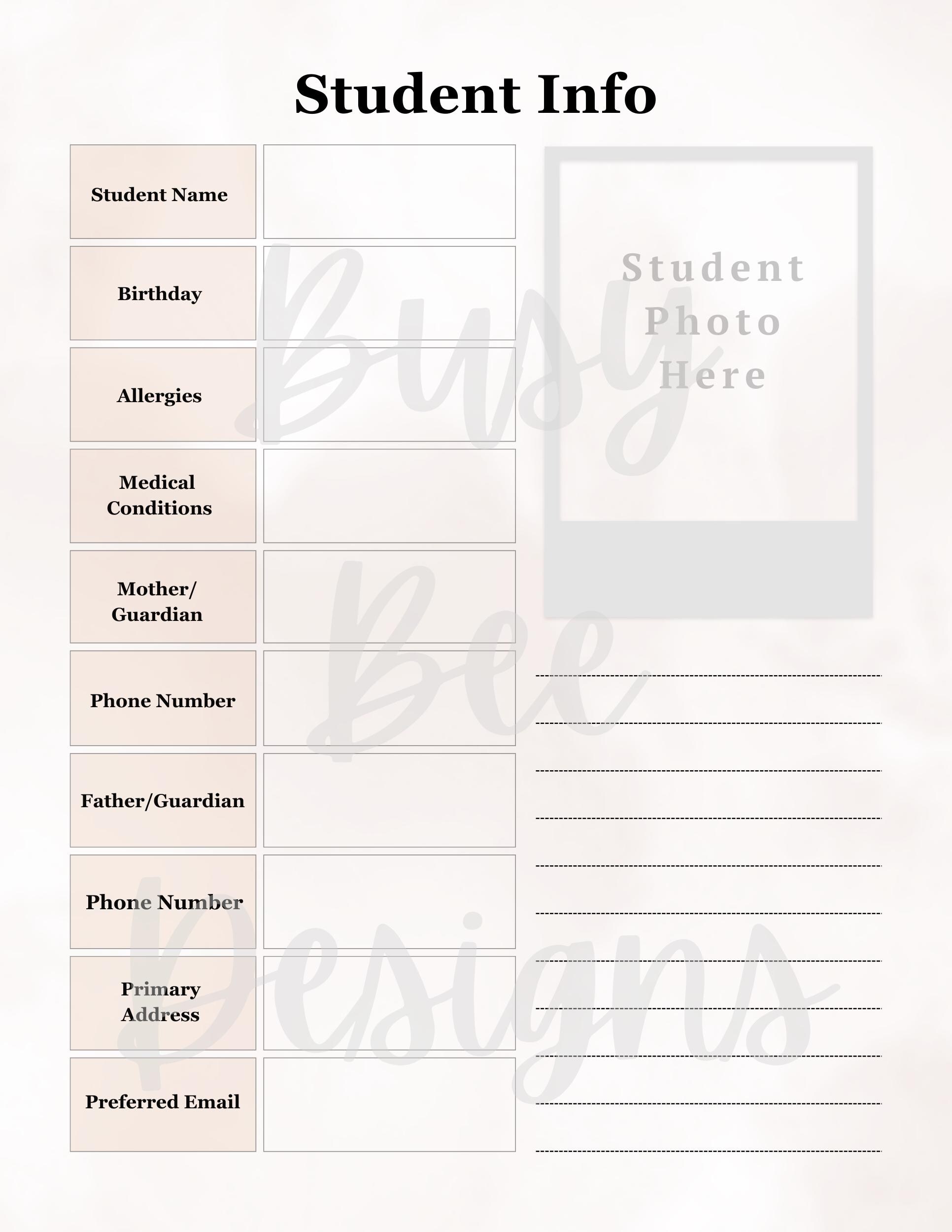 Customizable Dance Teacher Planner– Includes Lesson Plan Templates ...