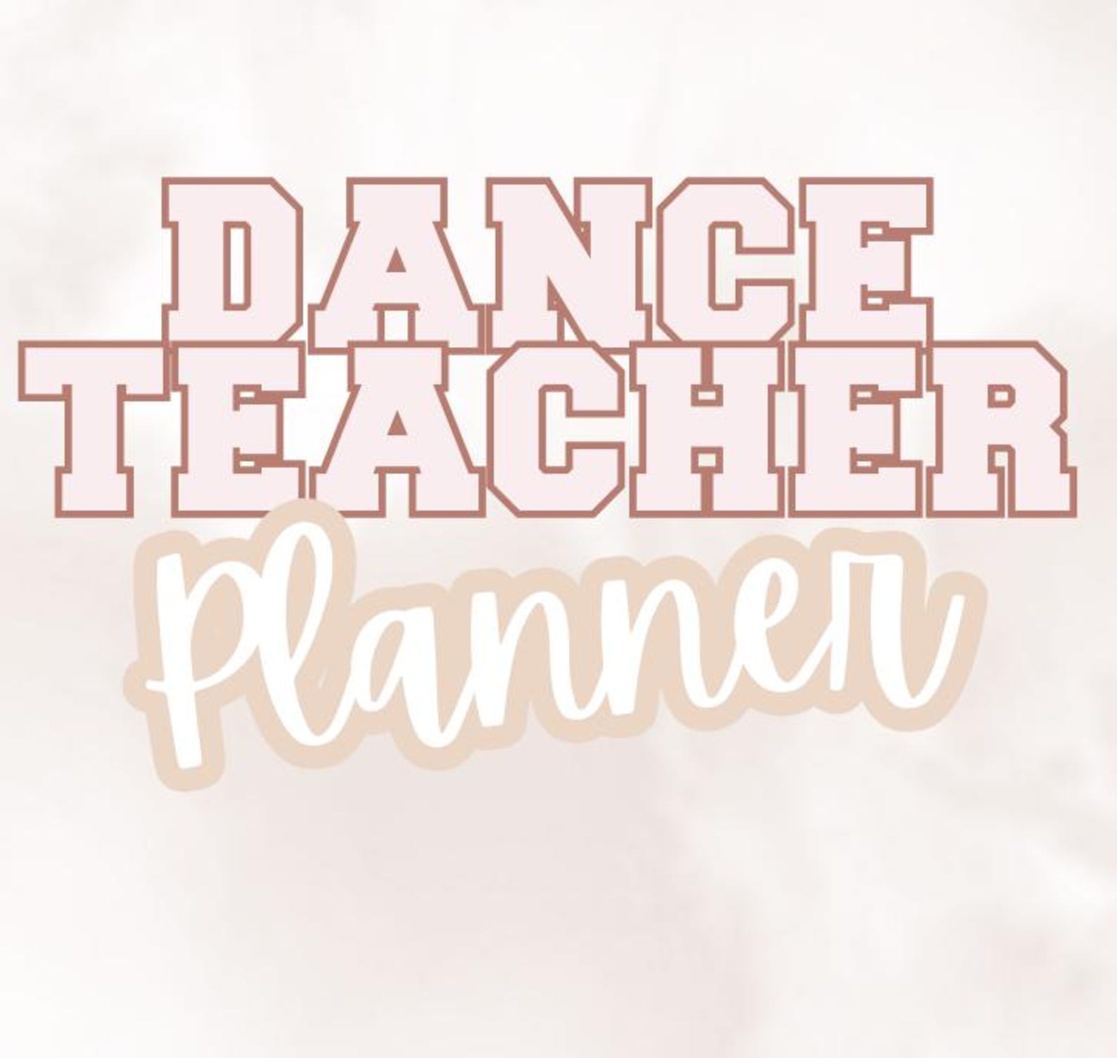 Customizable Dance Teacher Planner– Includes Lesson Plan Templates ...