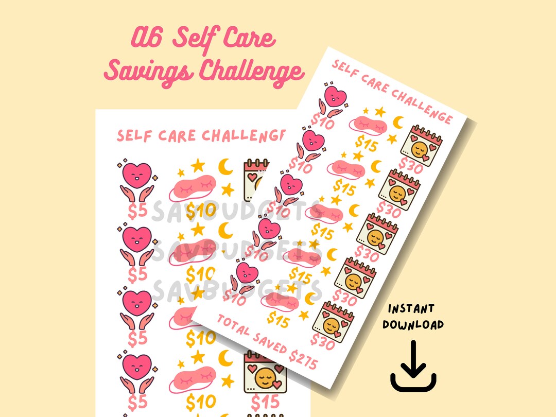 DIGITAL A6 Self Care Savings Challenge, Low Income Savings Challenge ...