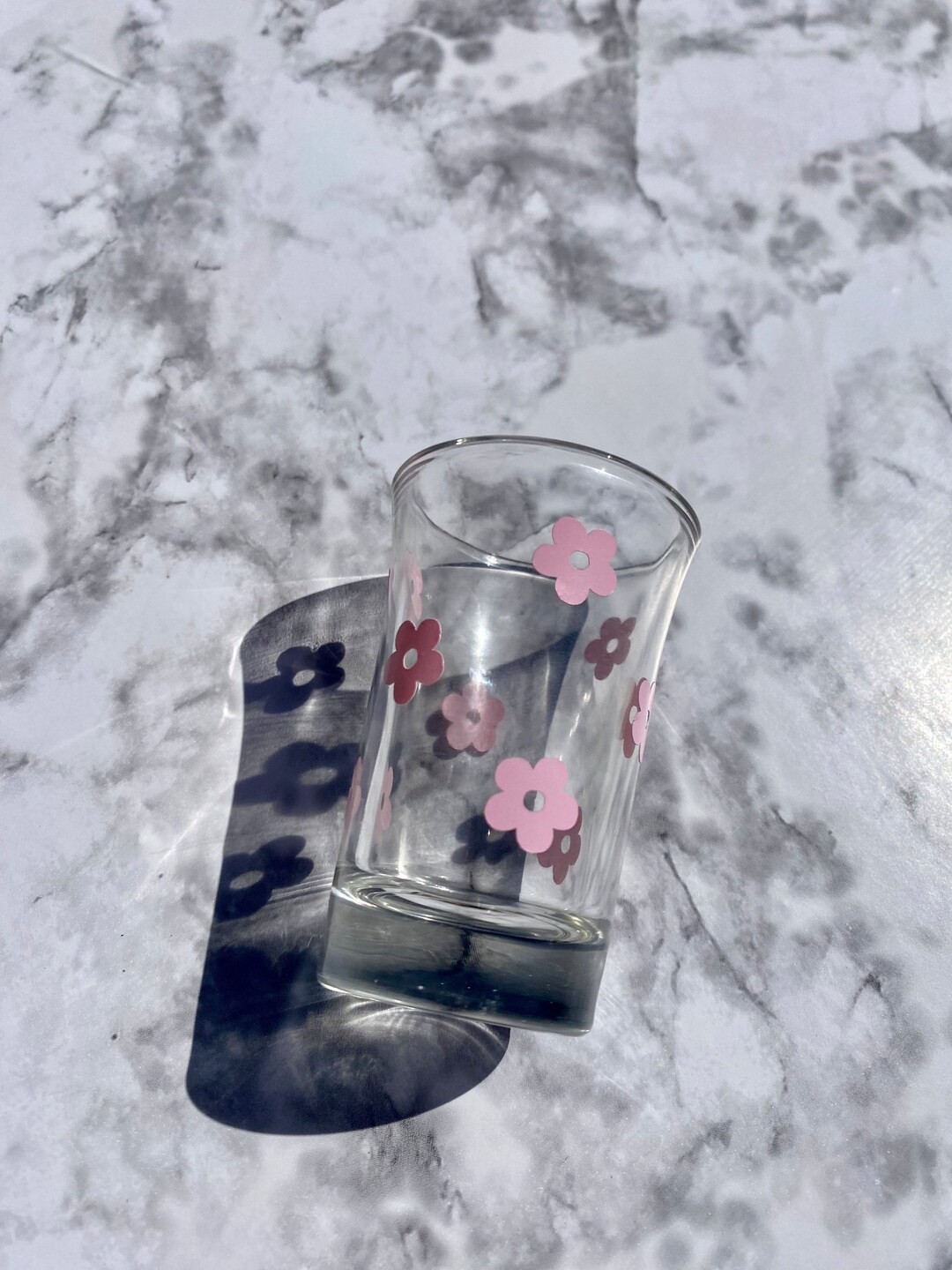 Flower Shot Glass Daisy Shot Glass Custom Shot Cup 21st Bday T Bachelorette T Bridesmaid