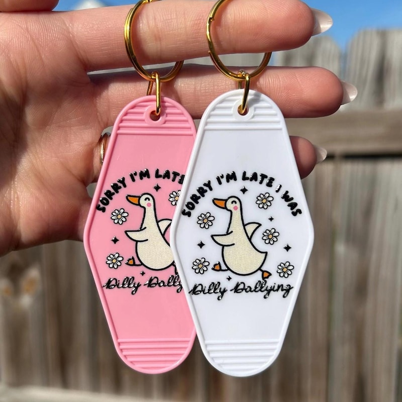 Car Motel Keychain Cute - Etsy