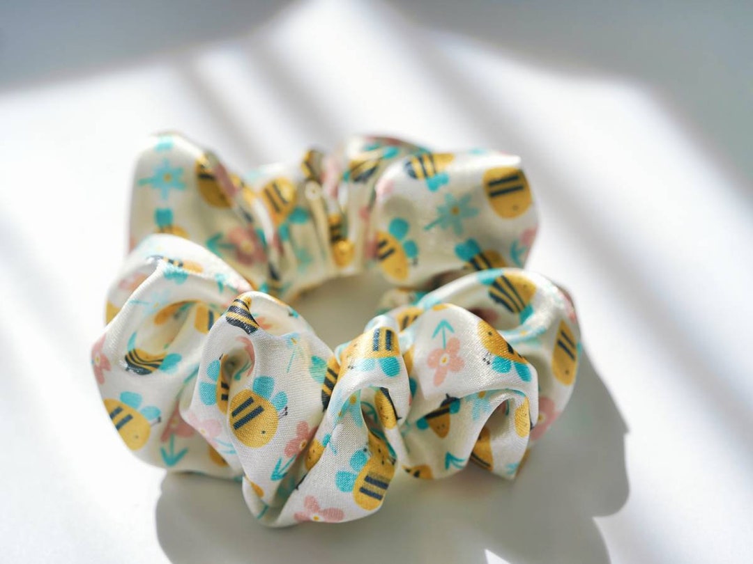Bumble Bee Scrunchie Boho Rainbow Scrunchies Kawaii Hair Accessories ...