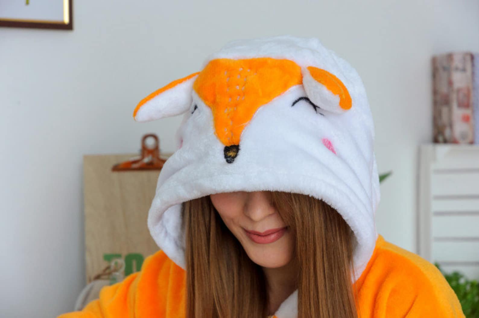 Fox Onesie Adult Fox Onesie Fox Pajamas Kigurumi Fleece | Etsy