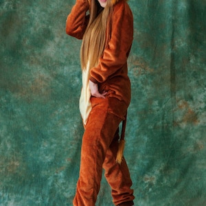 Lion Onesie, Adult Lion Costume, Lion Costume Adult, Kigurumi, Mens ...