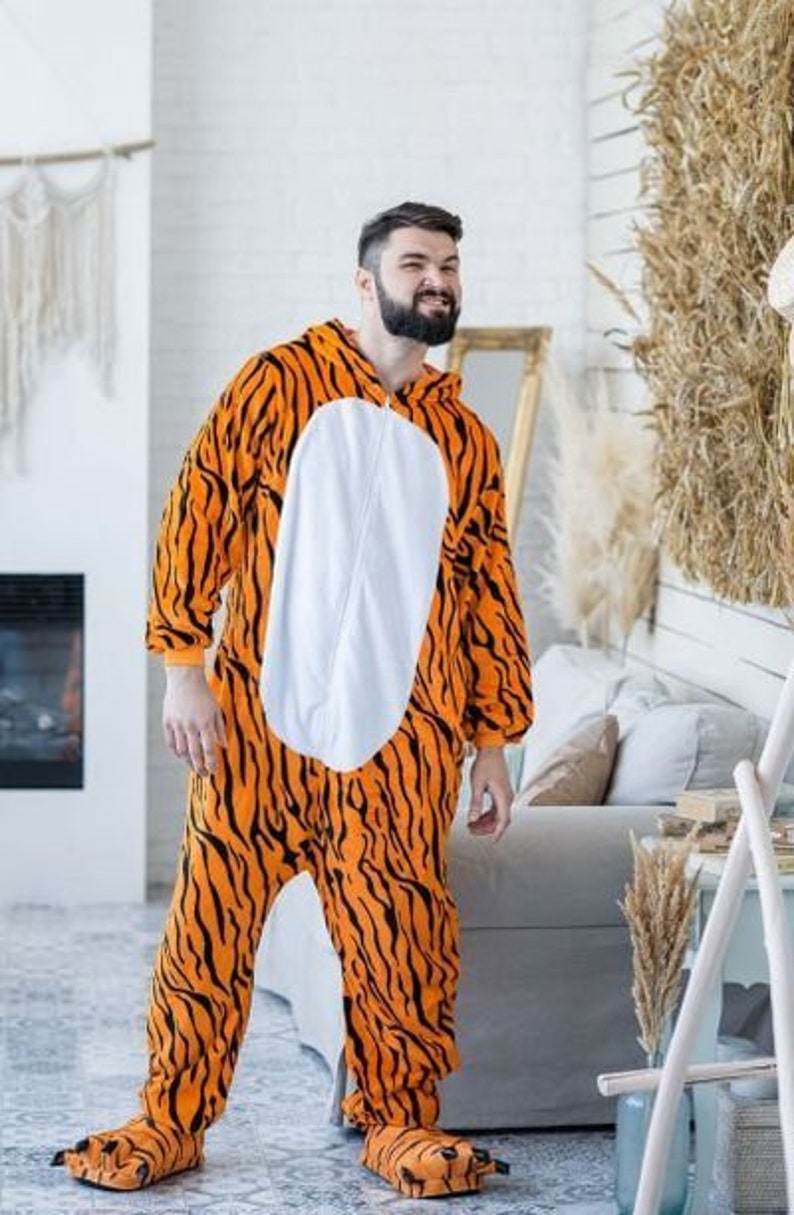 Tiger Onesie Adult Tigger Onesie Tigger Costume Tiger | Etsy