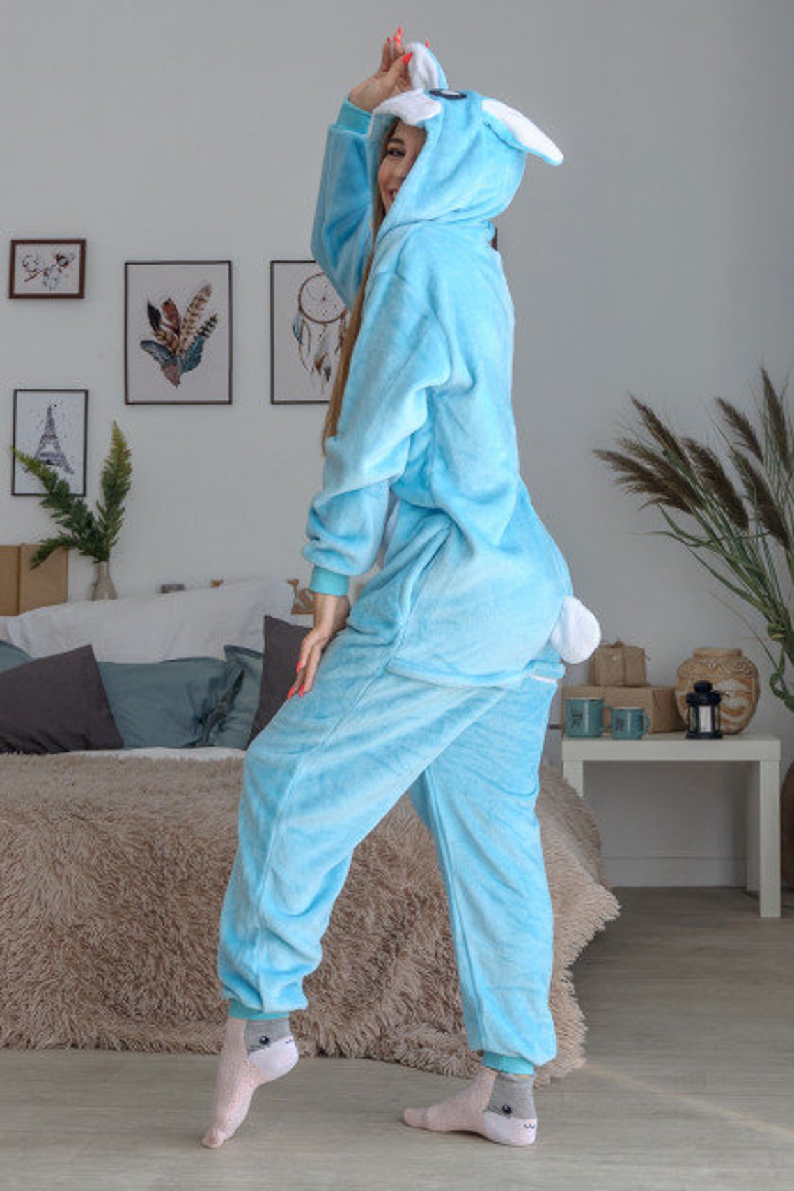 Bunny Pajamas Bunny Onesie Onesie Pajama Bunny Kigurumi - Etsy