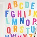 Colorful Alphabet Wall Decal, Rainbow Letter Wall Decal, Playroom ...