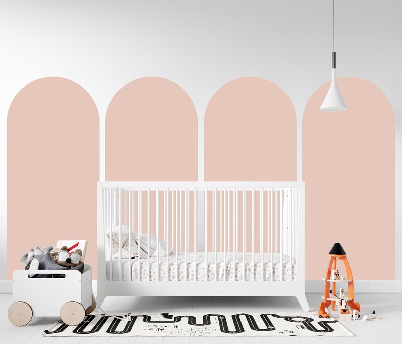 Arch Wall Decal Modern Arch Wall Decal Mid Century Arch - Etsy