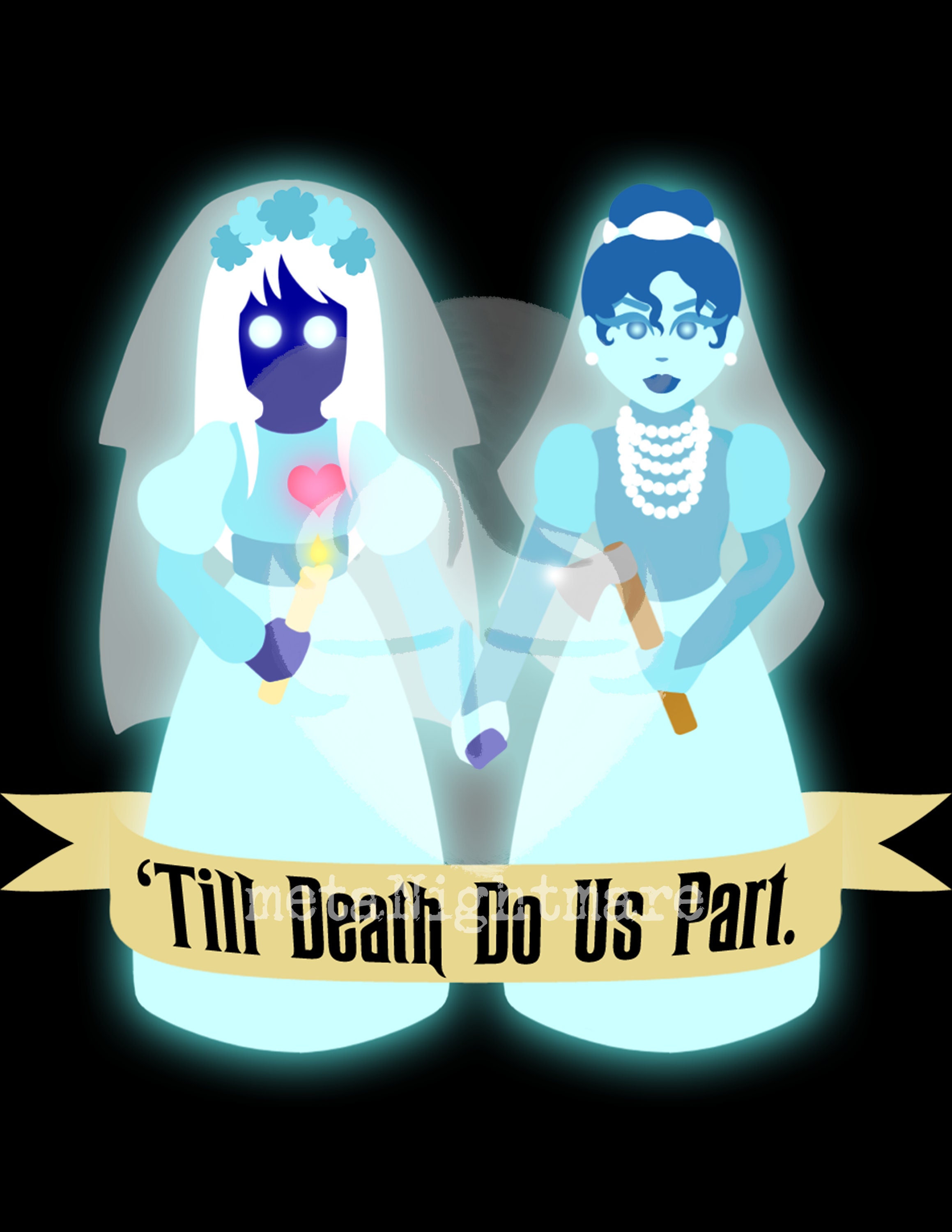 The Haunted Mansion Brides (digital Prints) - Etsy