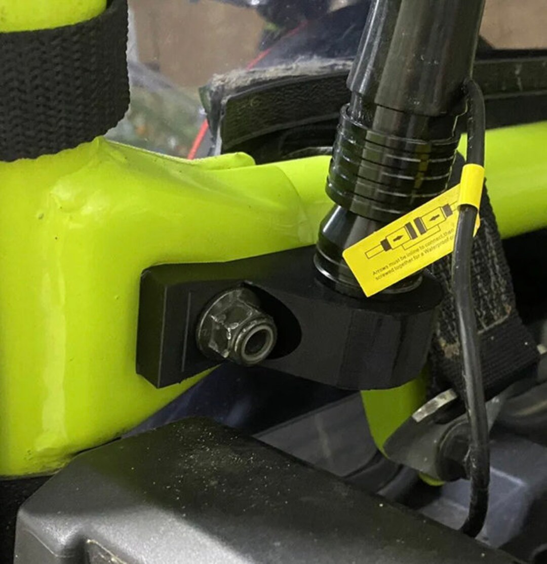 Polaris Rzr Turbo S Led Light Whip Mount - Etsy