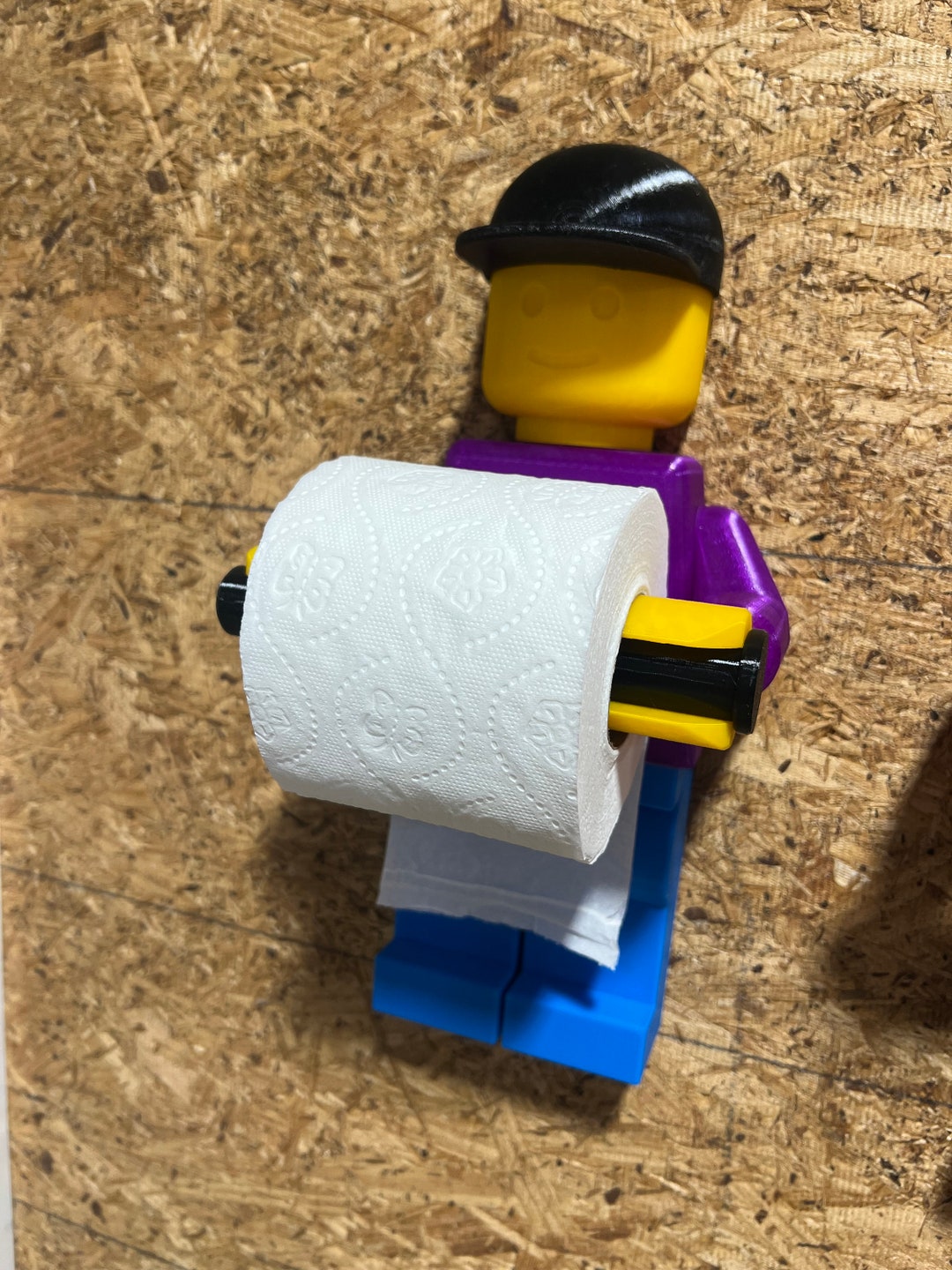Giant Lego Man Look Alike Toilet Paper Holder With Mount - Etsy