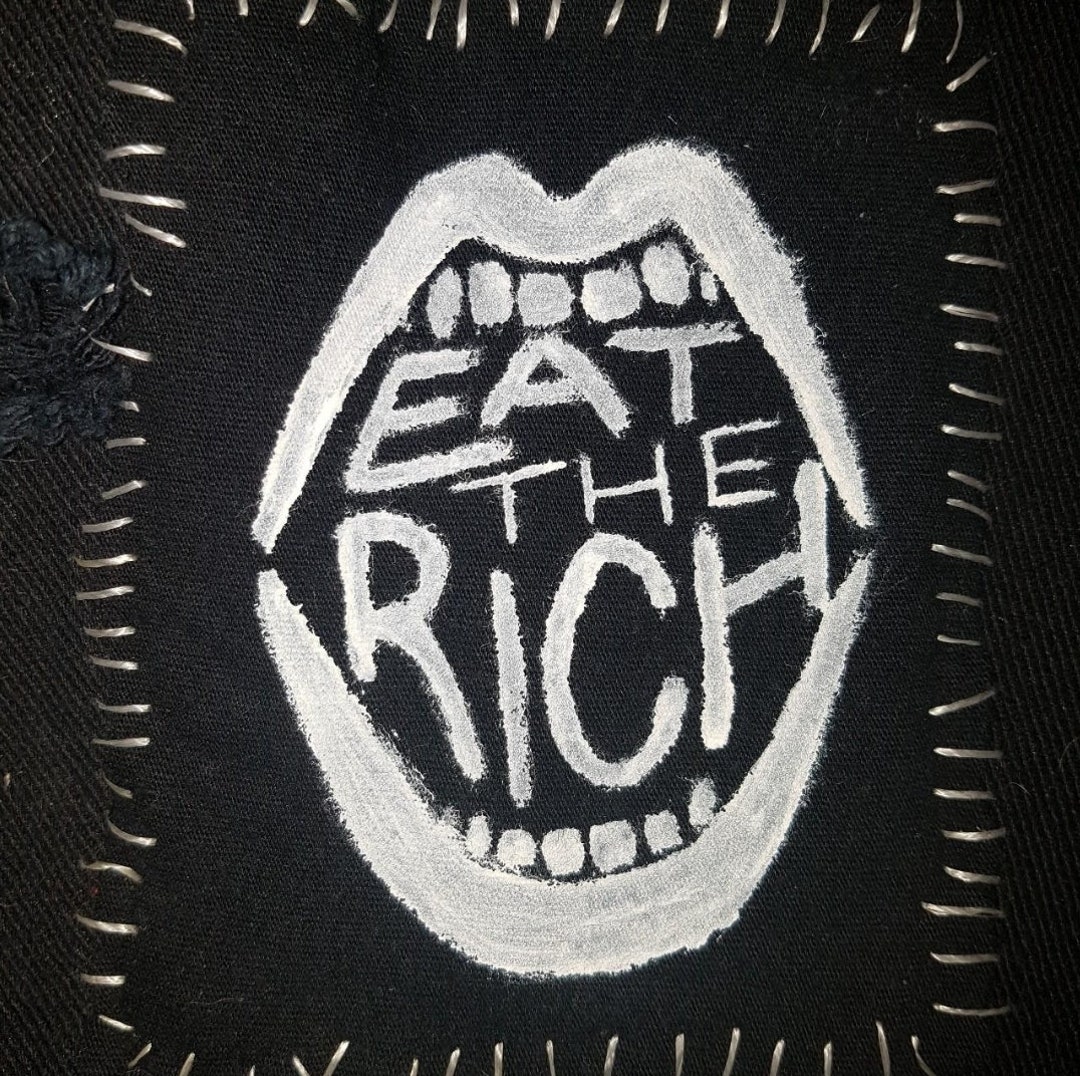 Eat the Rich Patch - Etsy