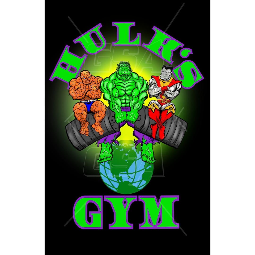 Original Hulk's Gym 11 X 17 Poster - Etsy