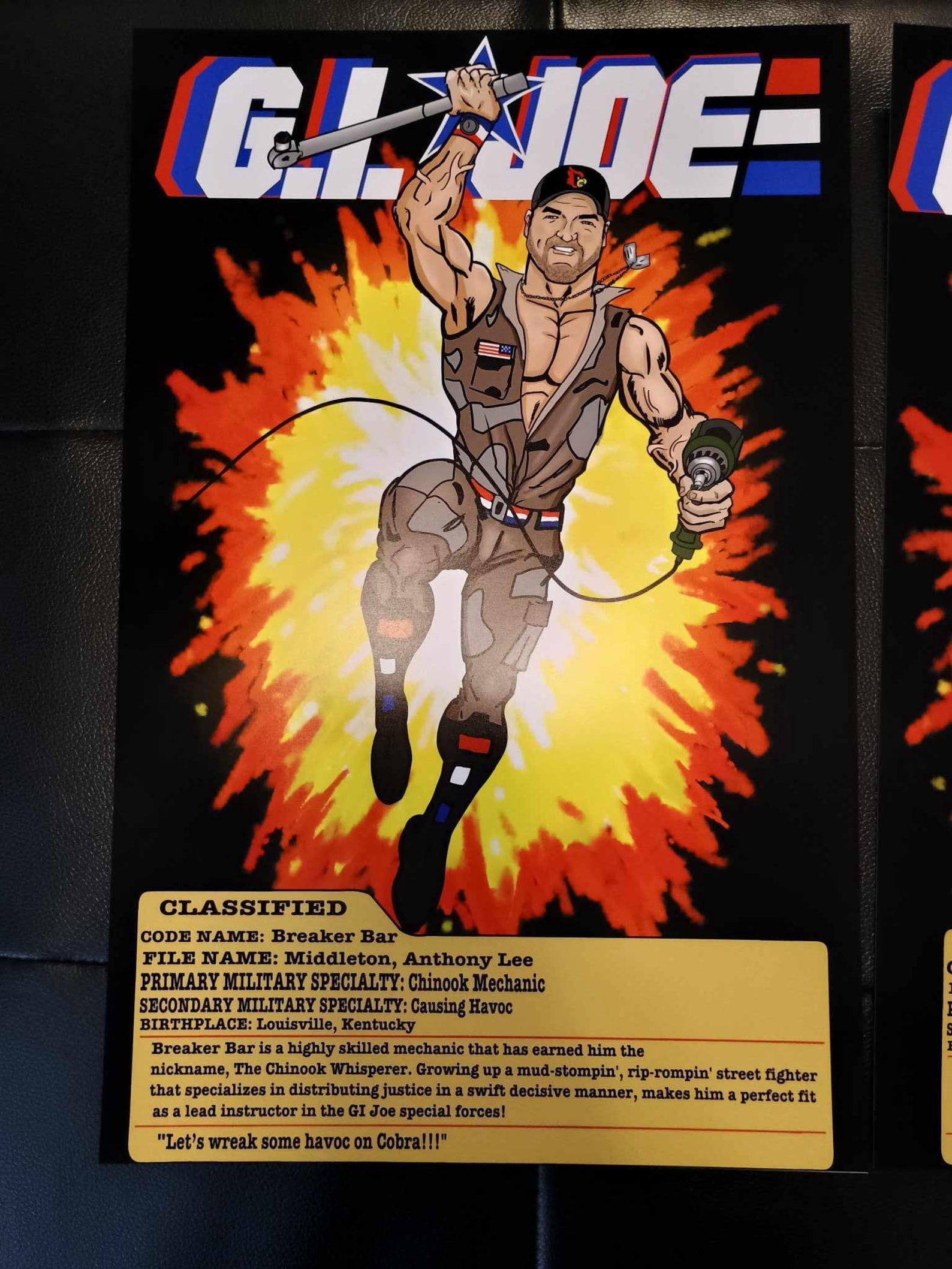 Become a GI Joe Custom Posters With Original Code Names a Great Gift ...