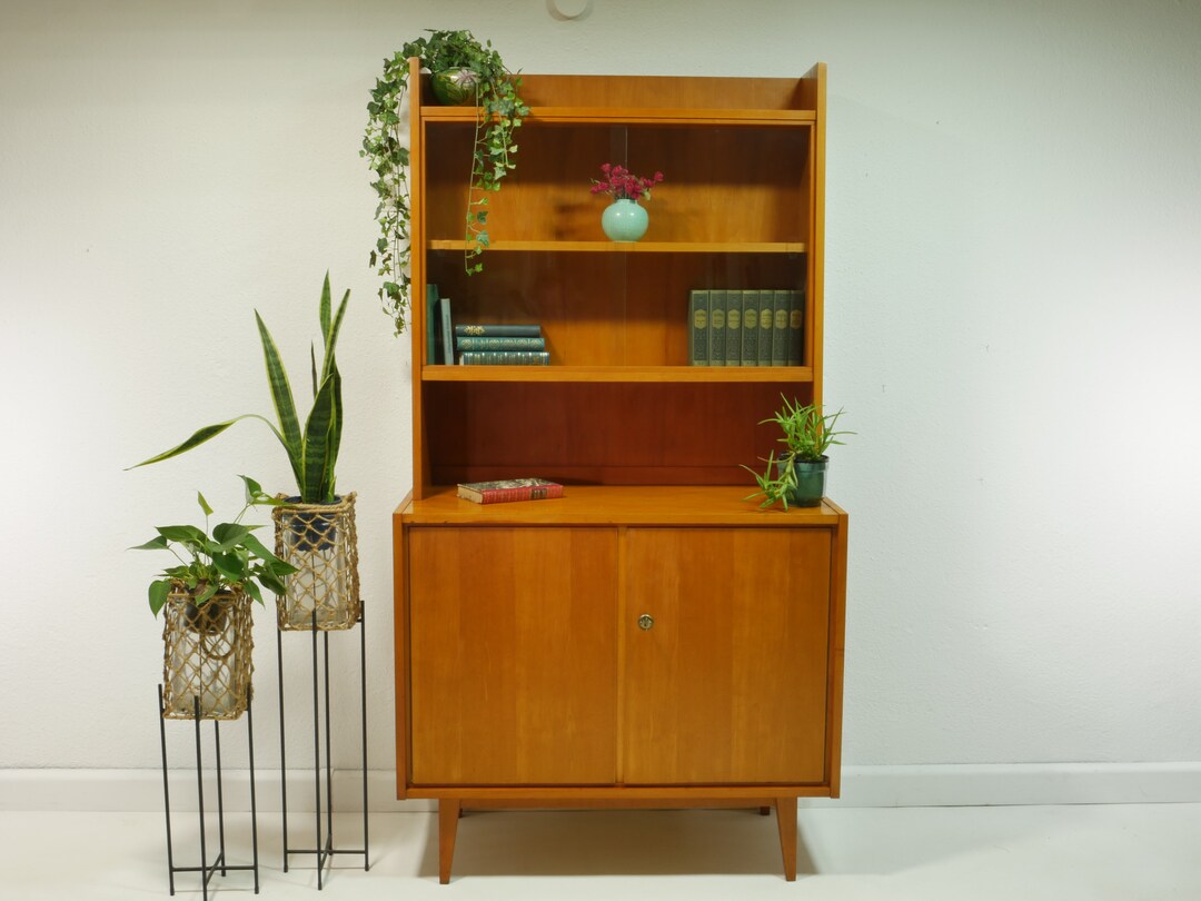 Vintage Highboard / Bookcase / Display Cabinet, 60s, Germany - Etsy