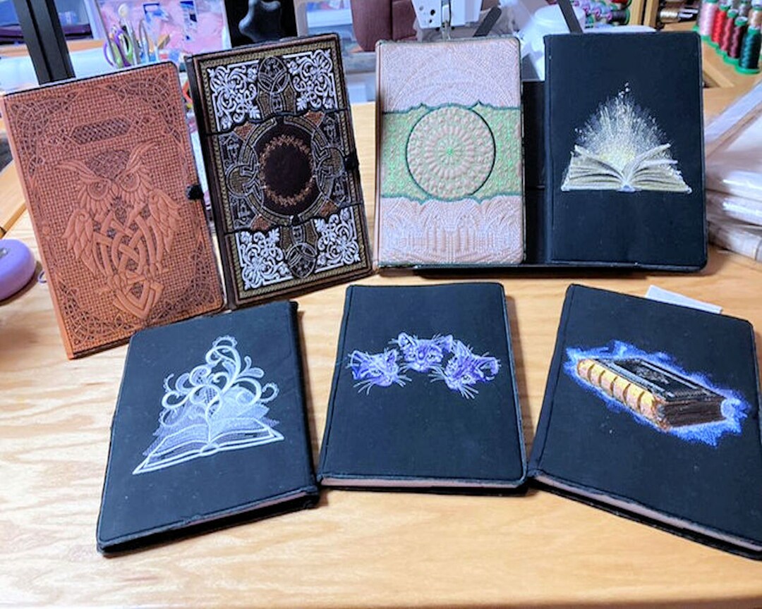 Reusable Embroidered Book Covers for Composition Notebooks - Etsy