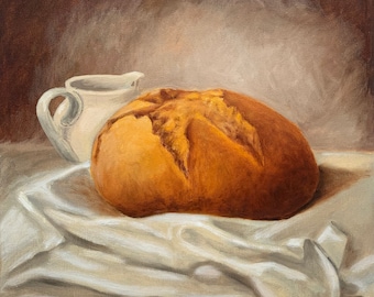 Still Life Bread Art - Etsy