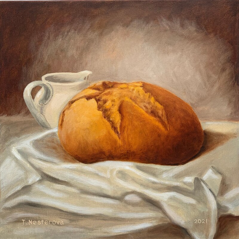 Bread Painting - Etsy