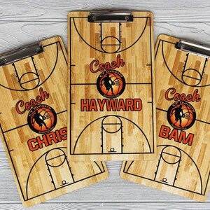 Custom Coach Clipboard With Mascot Coaches Gift Idea, Clipboard ...