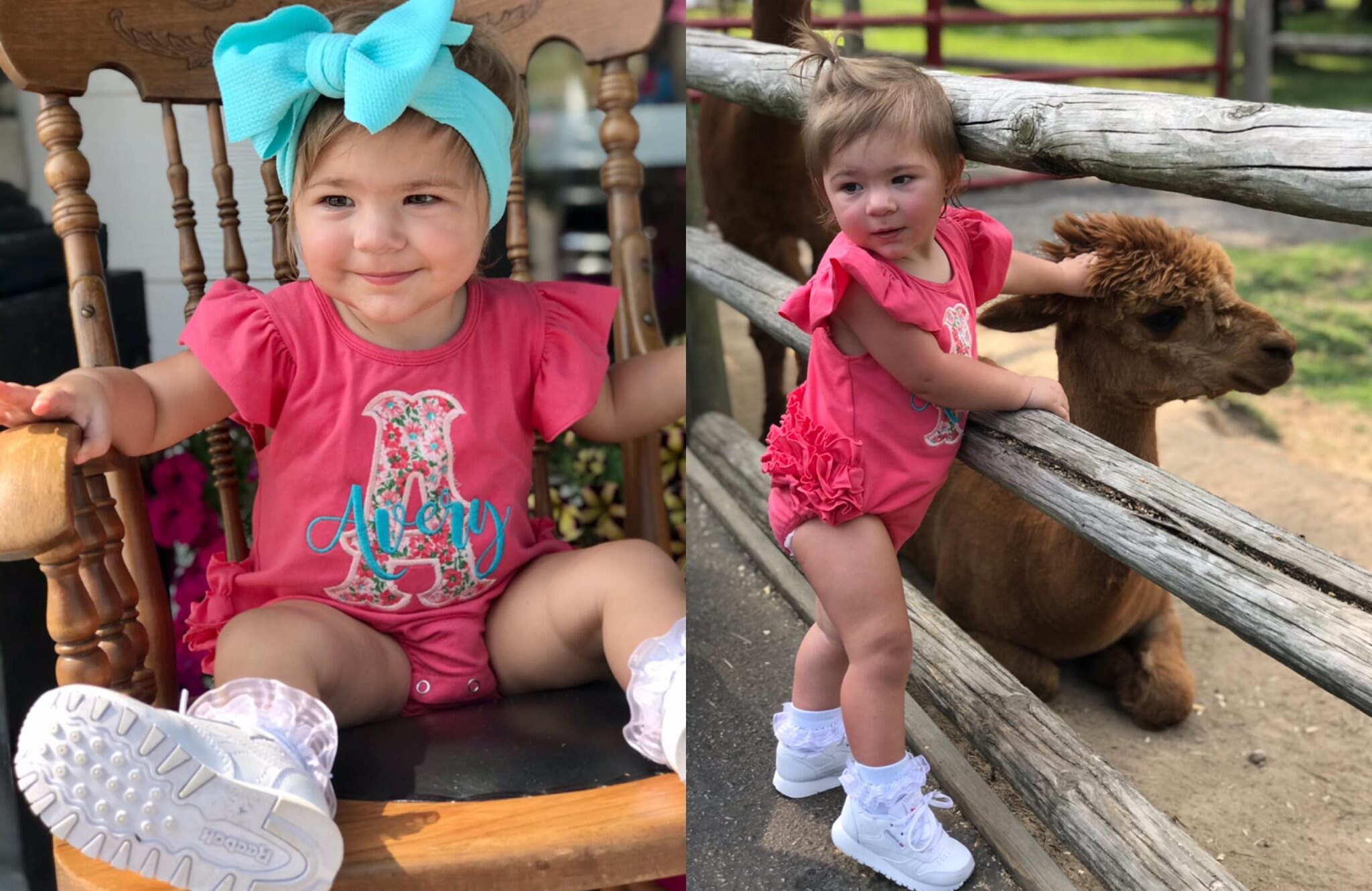 Pepper and Oliver Custom Baby Outfit Appliqué Initial and - Etsy