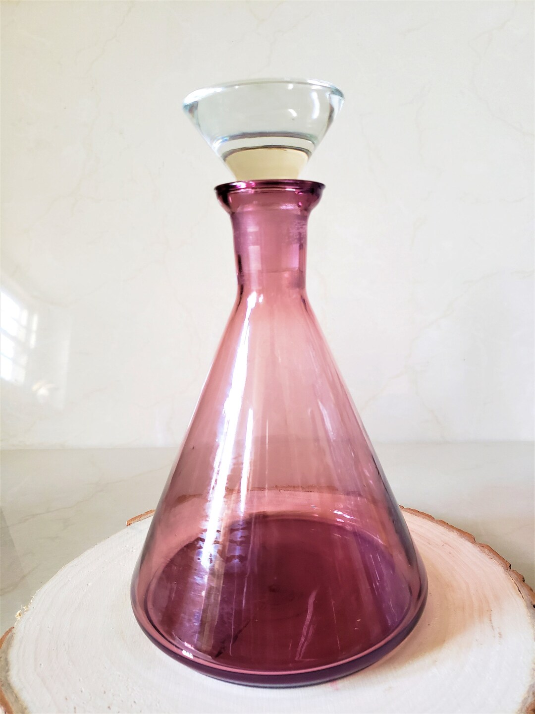 Wine Glass Beaker With Glass Topper Lab Beaker Funneled - Etsy