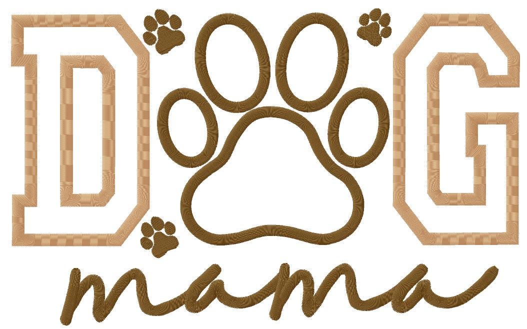 Dog Mom Embroidery Designs, Mother's Day Pet Lovers Embroidery Design ...
