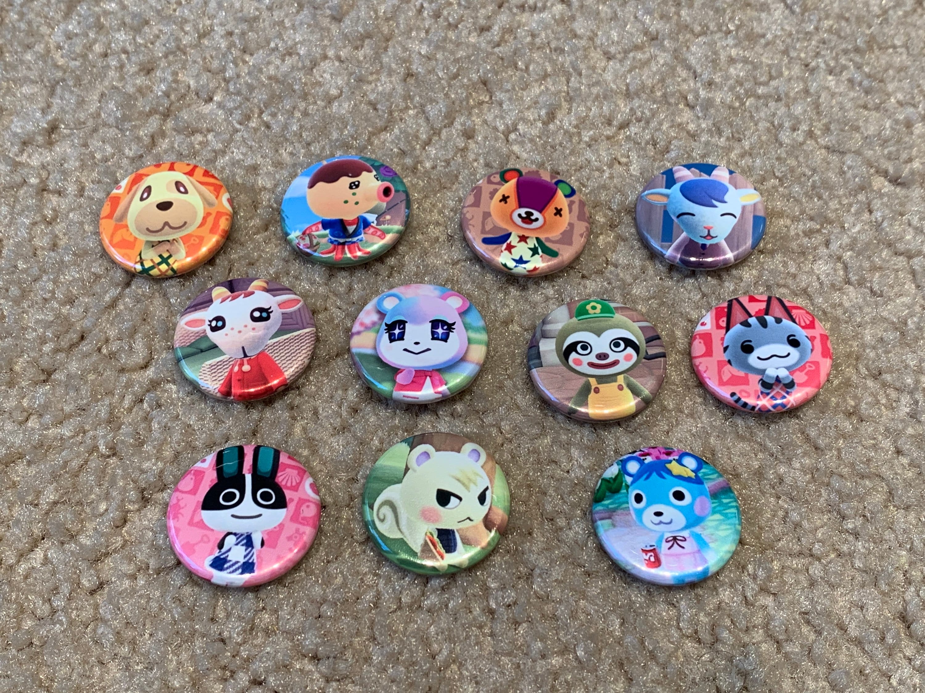 Animal Crossing Villager Coco 1.25 Pinback Keychain | Etsy