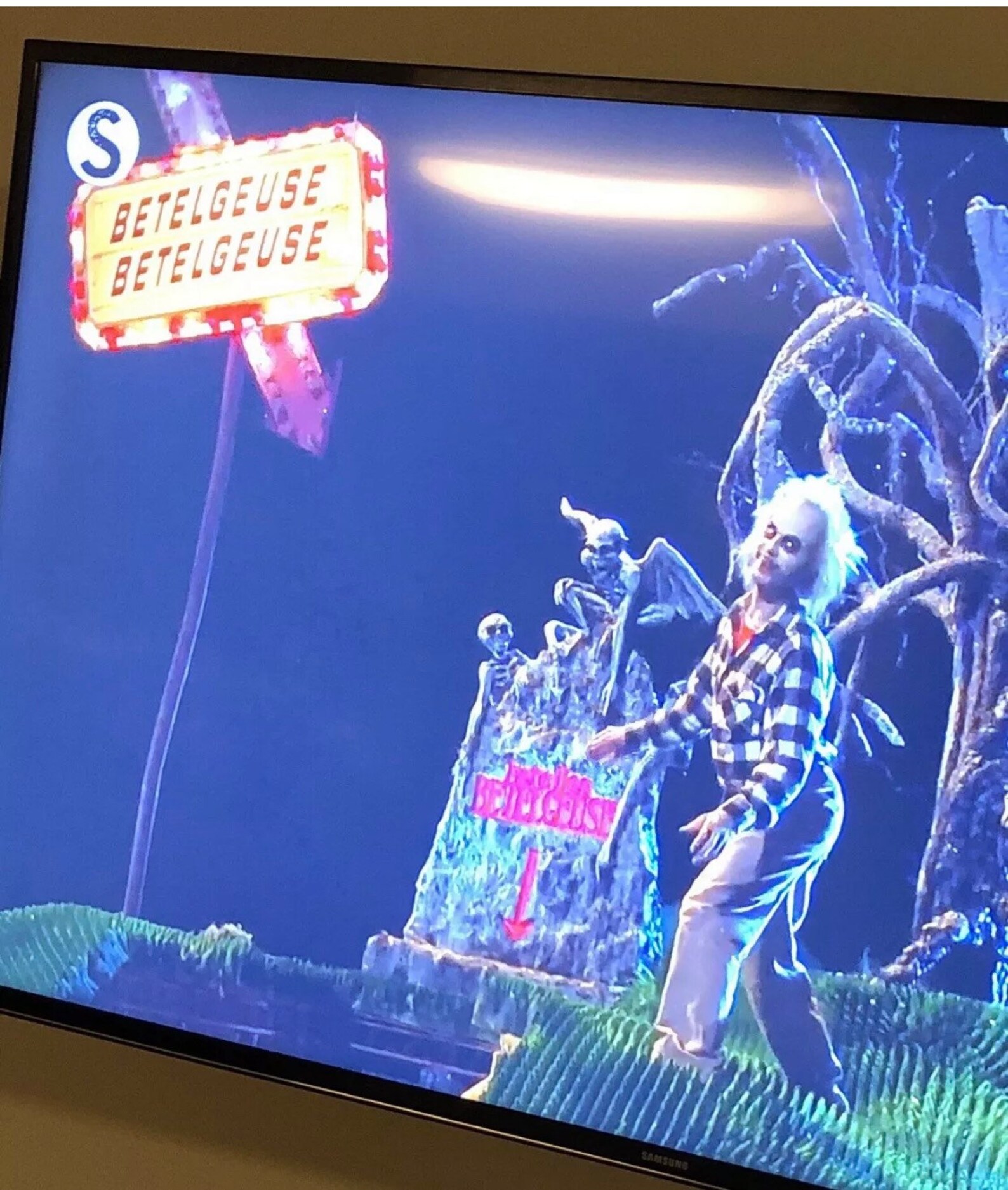 Beetlejuice Marquee Light up Sign CUSTOM Graphic POSTER ONLY Spirit ...