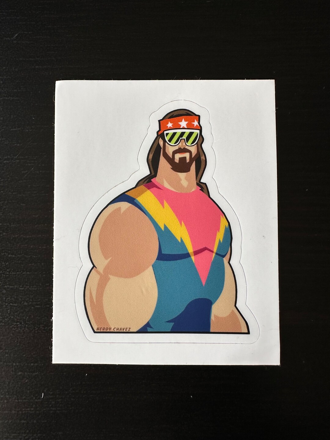 Macho Man Randy Savage Vinyl Sticker - Etsy