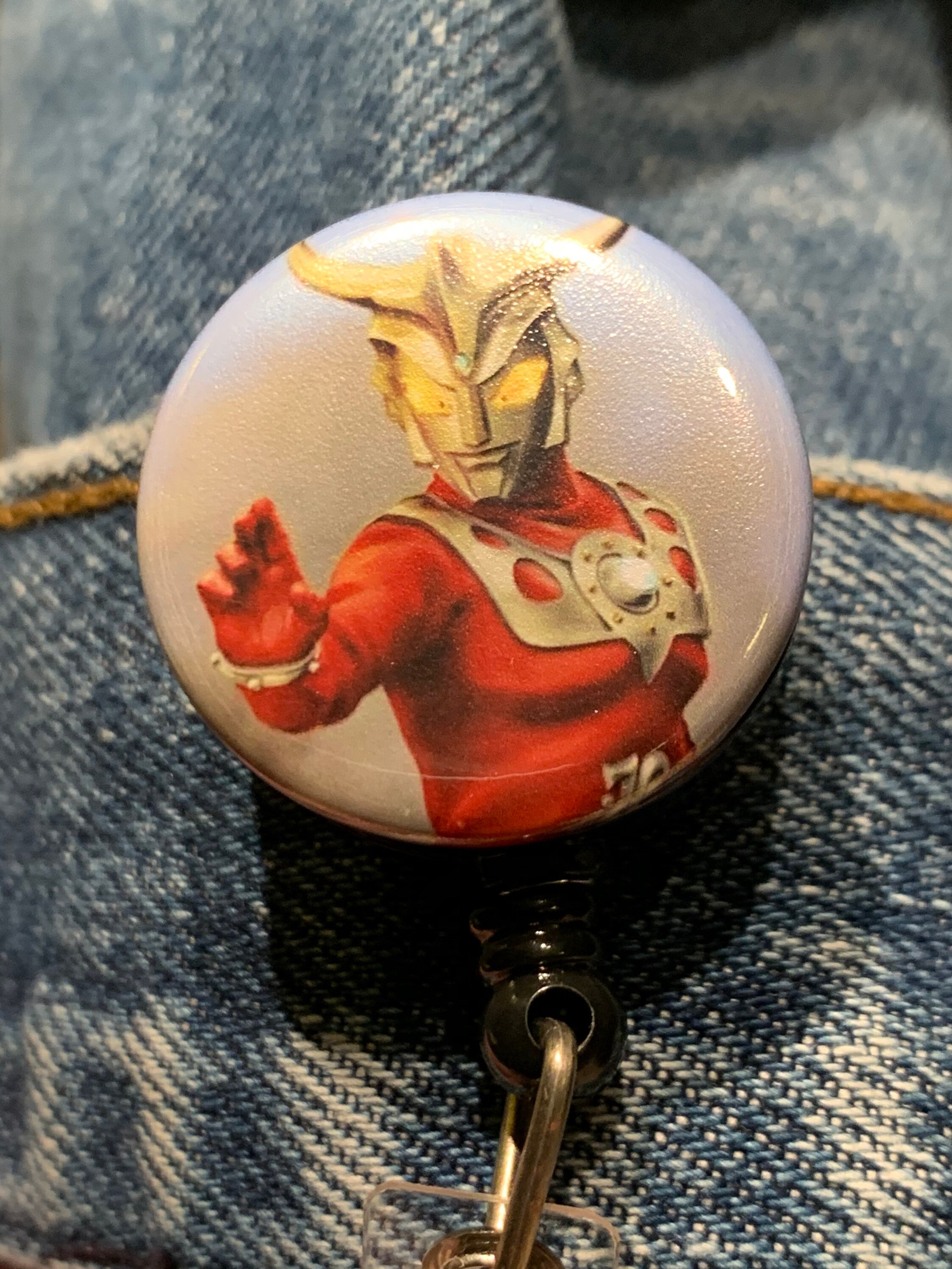 Ultraman Leo Hero 1.25 » Badge Reel, Keychain, Pinback Button ou Magnet ...
