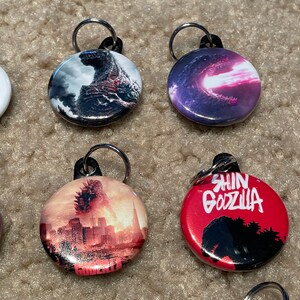 Godzilla Minus One / Shin Godzilla 1.25" Keychain! Button! Magnet ...