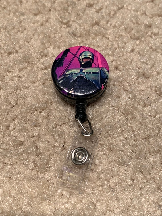 Robocop 1.25 Badge Reel Keychain Pinback Button or - Etsy