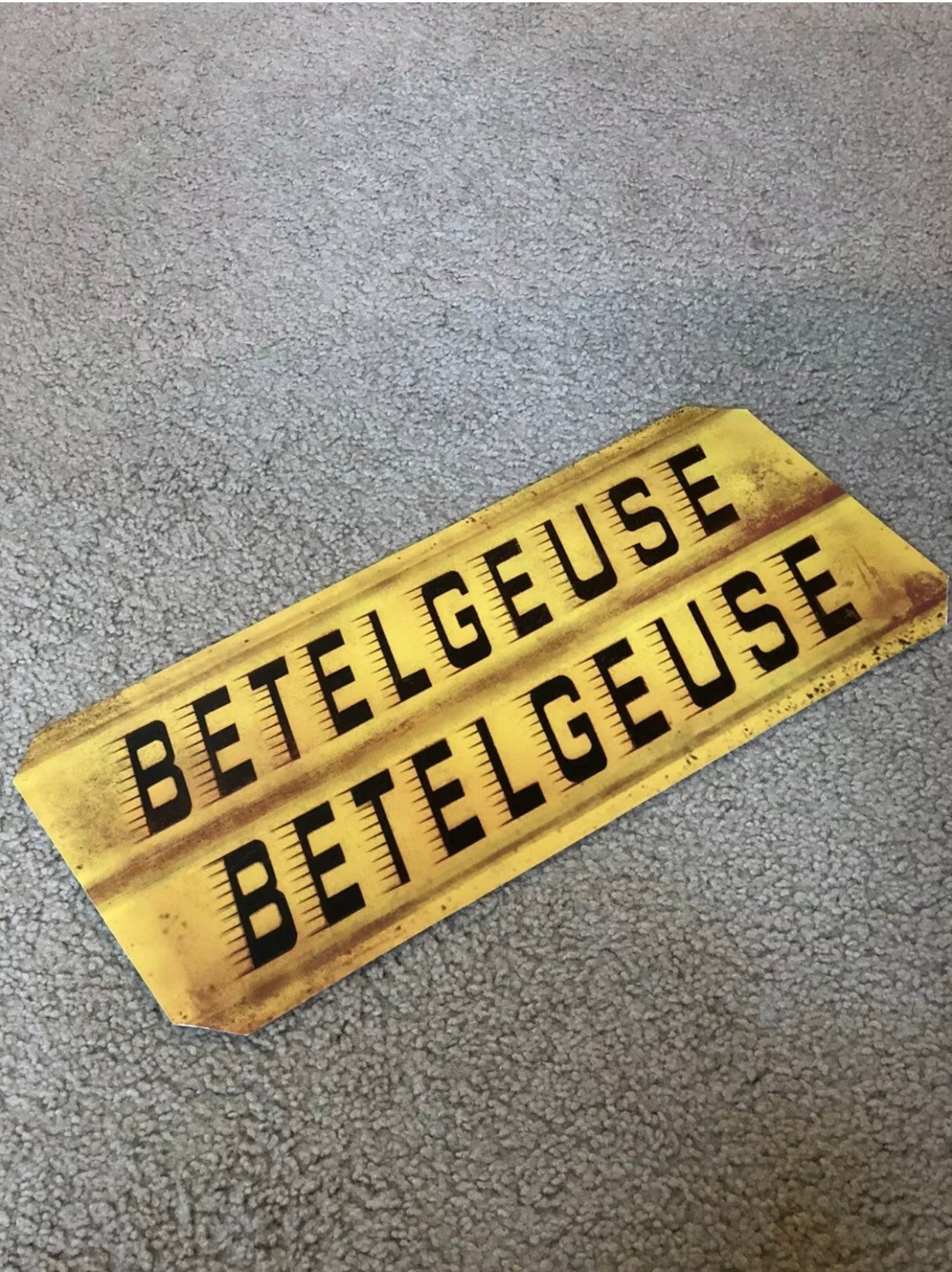 Beetlejuice Marquee Light up Sign CUSTOM Graphic POSTER ONLY Spirit ...